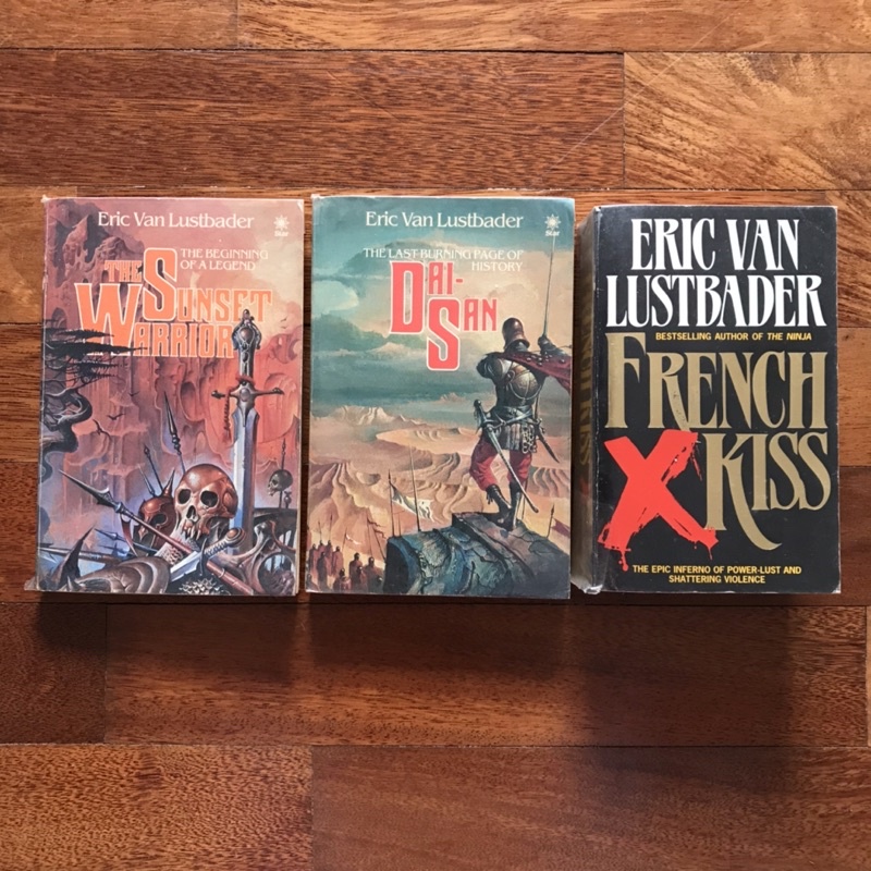 ERIC VAN LUSTBADER - PRELOVED, SECONDHAND, USED FANTASY/THRILLER/MYSTERY BOOKS (PART 1 ...