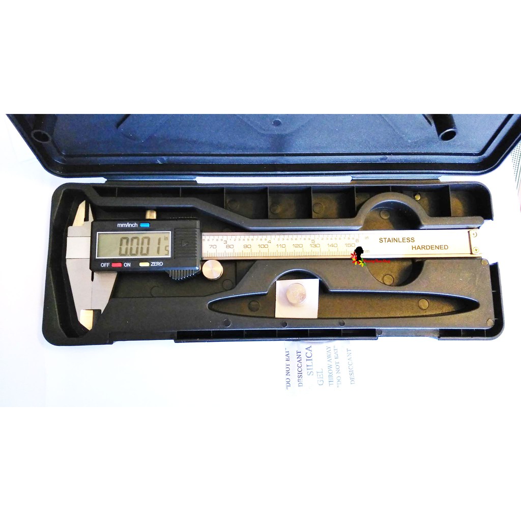 Electronic caliper with stainless steel measuring head 150 mm | Shopee ...