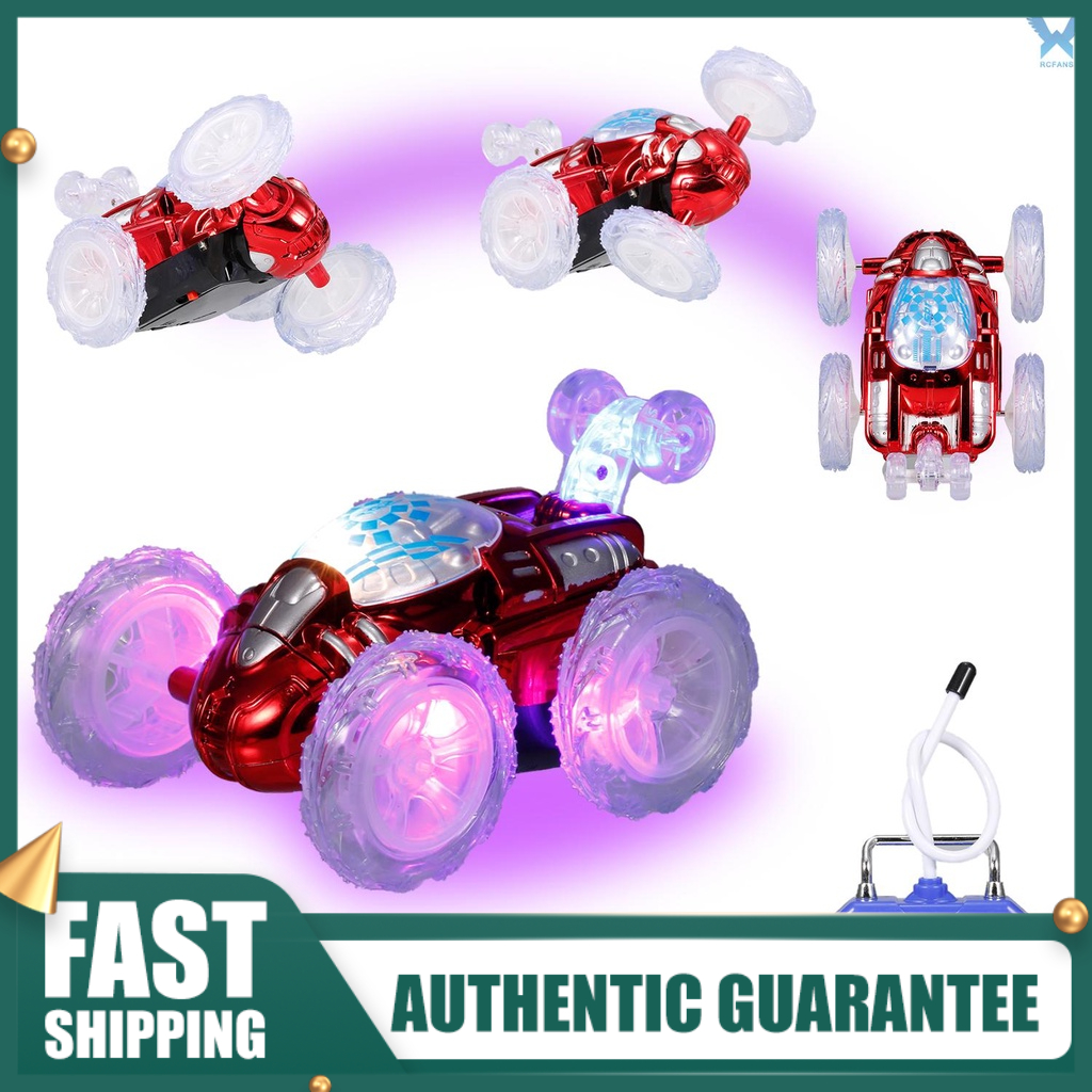 Rs Remote Control Stunt Car RC Car Toy with Flashing LED Lights 360 ...