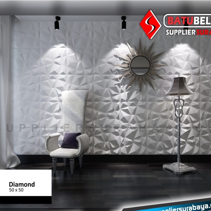 3d WALLSTORY TYPE DIAMOND Wall Panels | Shopee Malaysia