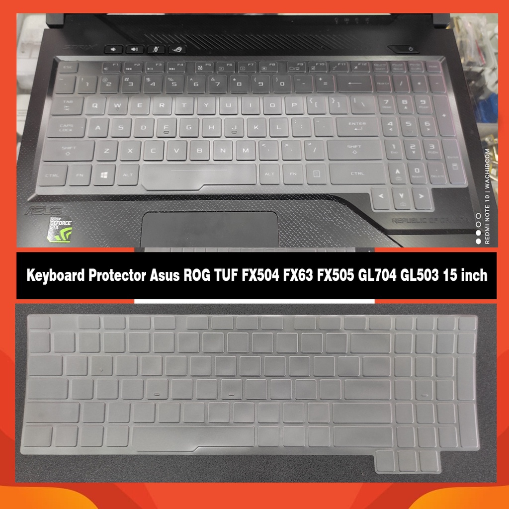 Keyboard Protector Asus ROG TUF FX504 FX63 FX505 GL704 GL503 15 inch ...