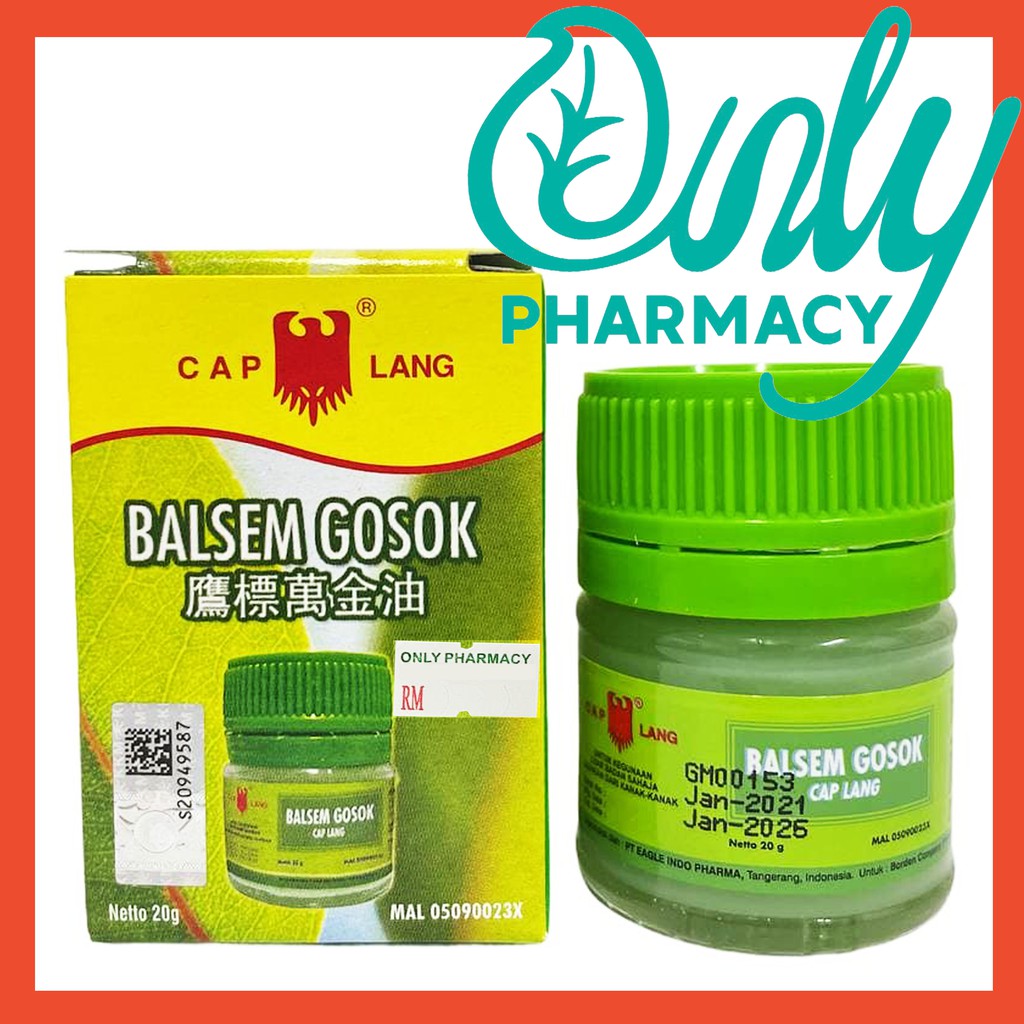 EAGLE BRAND EAGLE BALM | CAP LANG BALSEM GOSOK 20G or 40G | Shopee Malaysia
