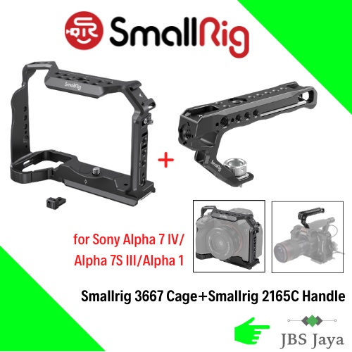 SmallRig 3667 Full Cage for Sony Alpha 7 IV/Alpha 7S III/Alpha 1 ...