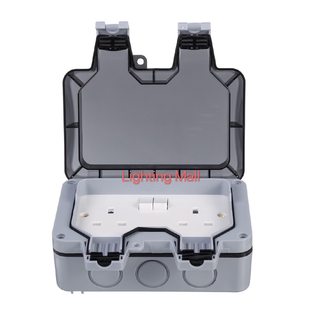 Waterproof Outdoor Plug 13A Storm Electrical Switched Socket IP66 ...