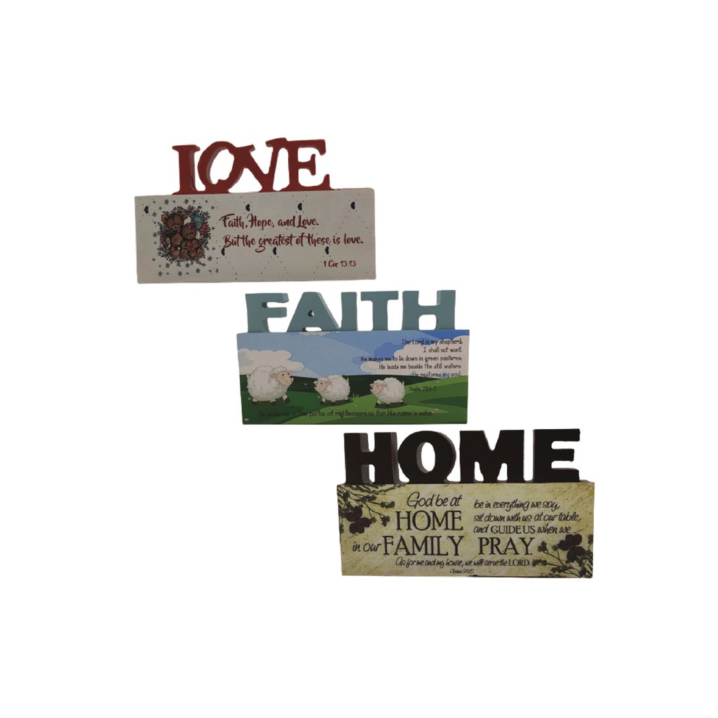 MDF 3D Table Top with Bible Verse • MDF Wood • Christian Gift • Chosen ...