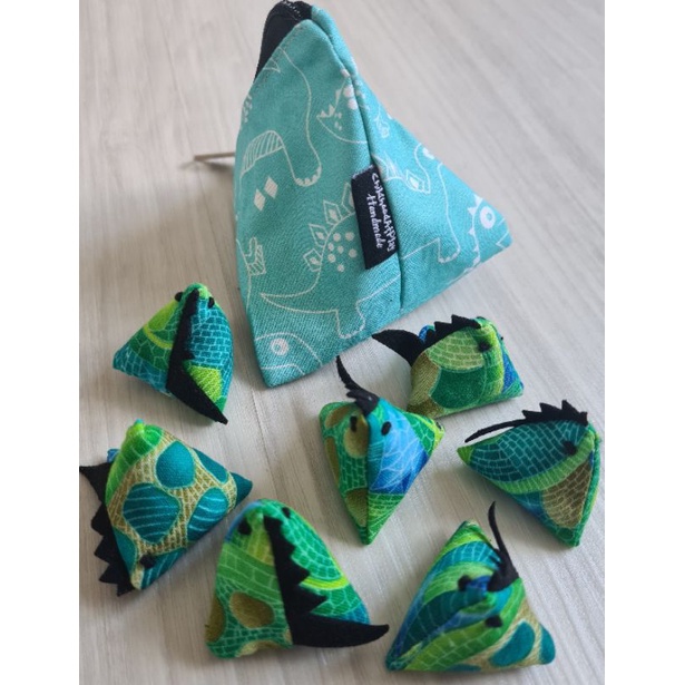 BATU SEREMBAN 7 Biji permainan tradisi Handmake childhood traditional ...