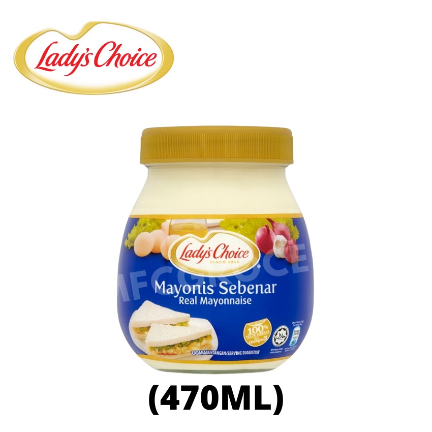 LADY'S CHOICE Mayonis Sebenar ( 205ml / 450ml / 280ml ) Real Mayonnaise ...