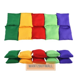 🇲🇾 Eco-Friendly Sandbags Square Bean Bag Kids Fun Activities Weather ...