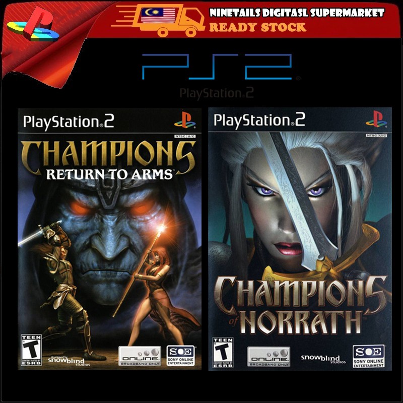 🎮 PS2 CD GAMES / Champions - Return to Arms / Champions of Norrath DVD ...