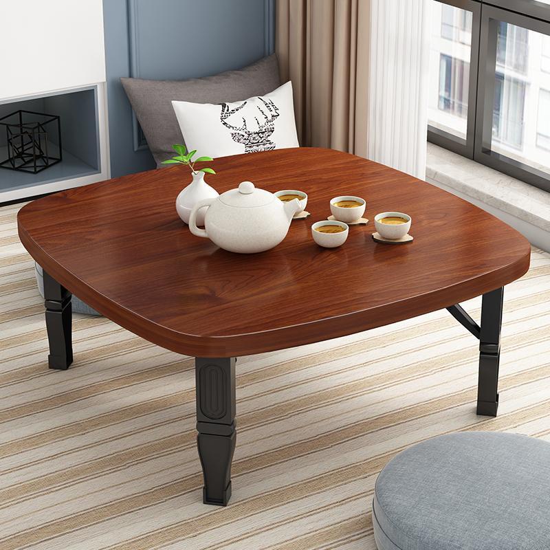 Folding Small Square Table Dining Small Table Bed Desk Small Kang Table ...