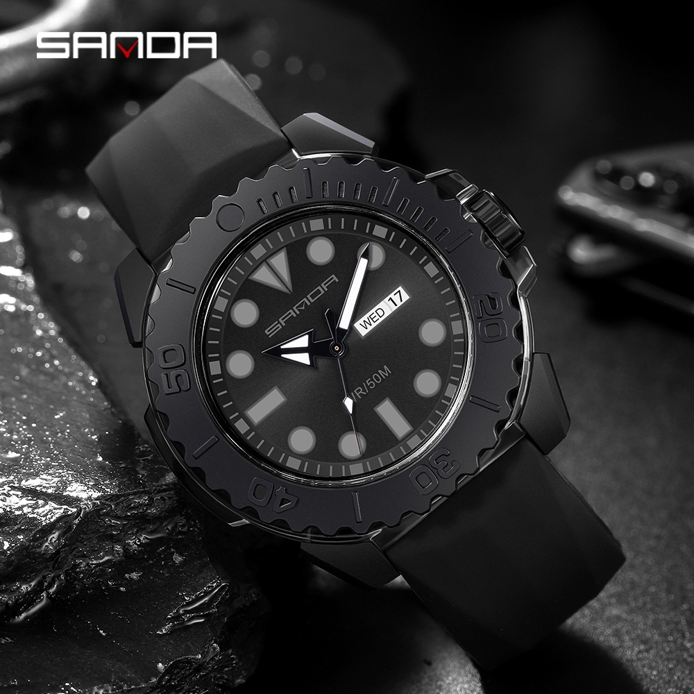 SANDA New Men Luxury Brand Fashion Military Watches Waterproof Quartz ...