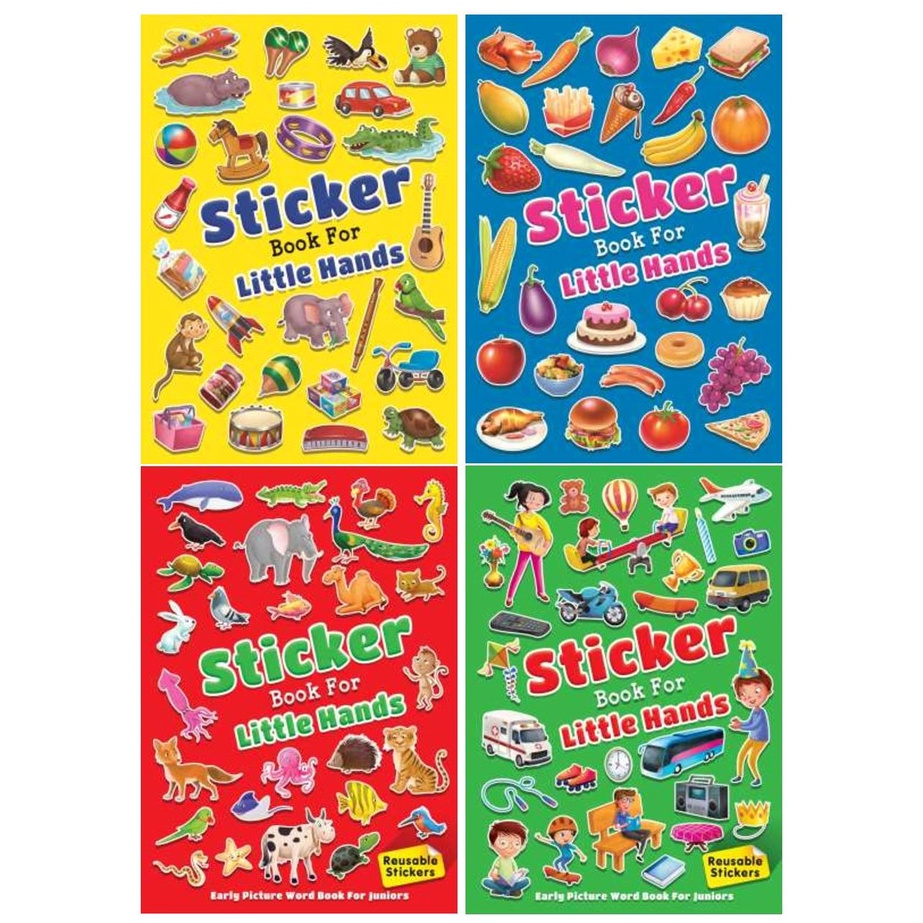 Buku Aktiviti- Sticker Book for Little Hand | Shopee Malaysia