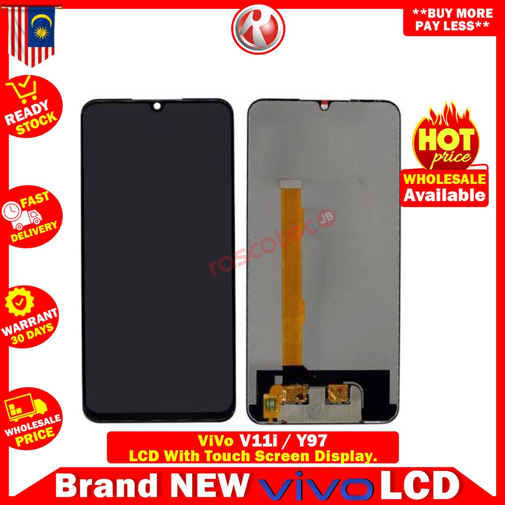 VIVO V11i / Y97 1806 VIVOV11I VIVOY97 LCD With Touch Screen Digitizer ...