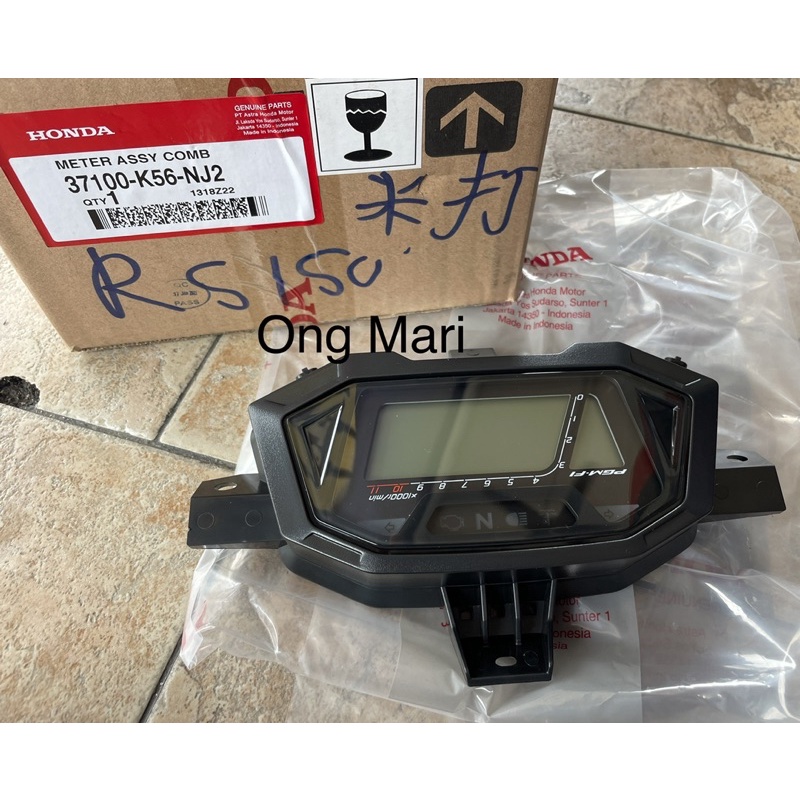 Honda rs150 v2 rs v2 meter assy miter speedometer original 100% honda ...