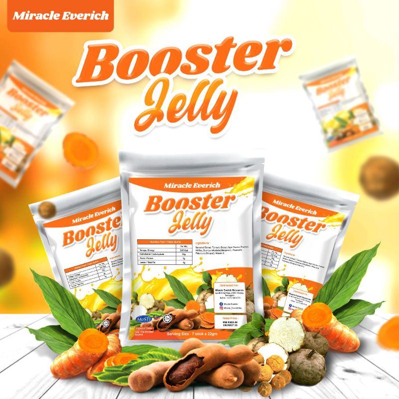 Booster Jelly Miracle (Slimming - Detox - Kempis Perut) | Shopee Malaysia