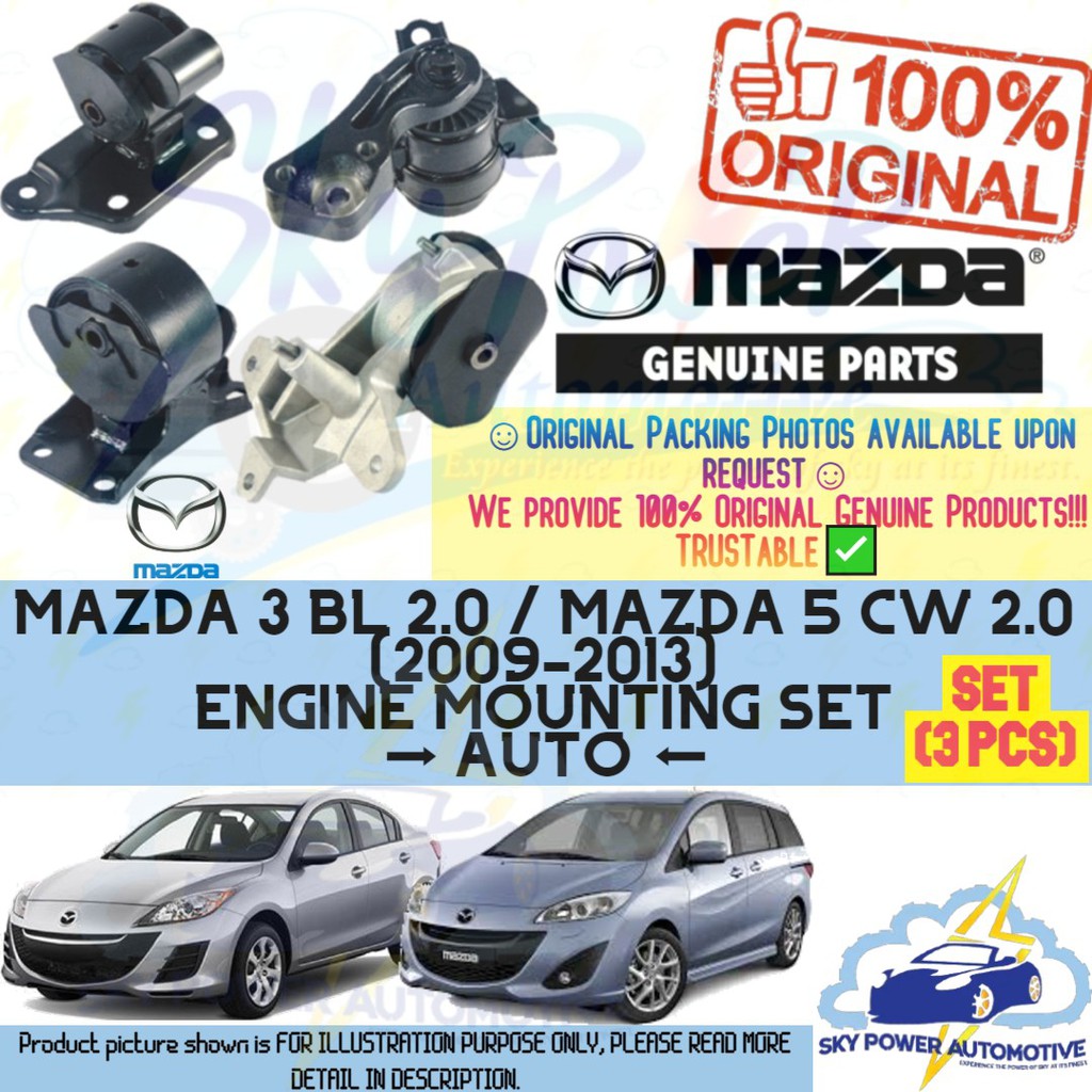 MAZDA 3 BL 2.0 / MAZDA 5 CW 2.0 (2009-2013) (AUTO) 100% ORIGINAL MAZDA ...