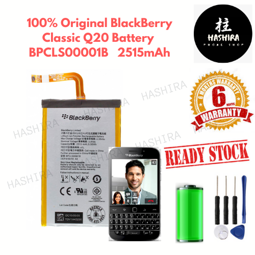 【HASHIRA】 100% Original BlackBerry Classic Q20 Battery BPCLS00001B ...