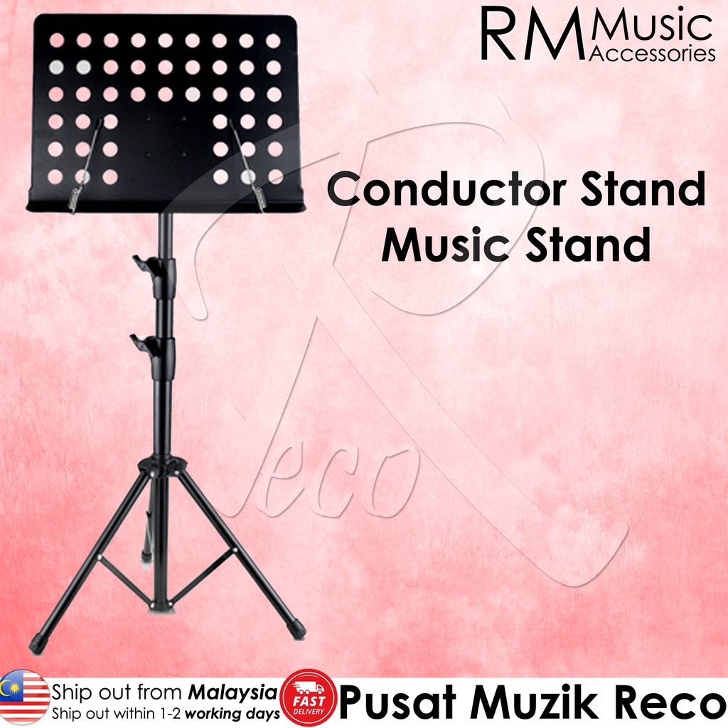 ⚡ RM Conductor Stand Note Stand Metal Music Stand Quran Stand ...