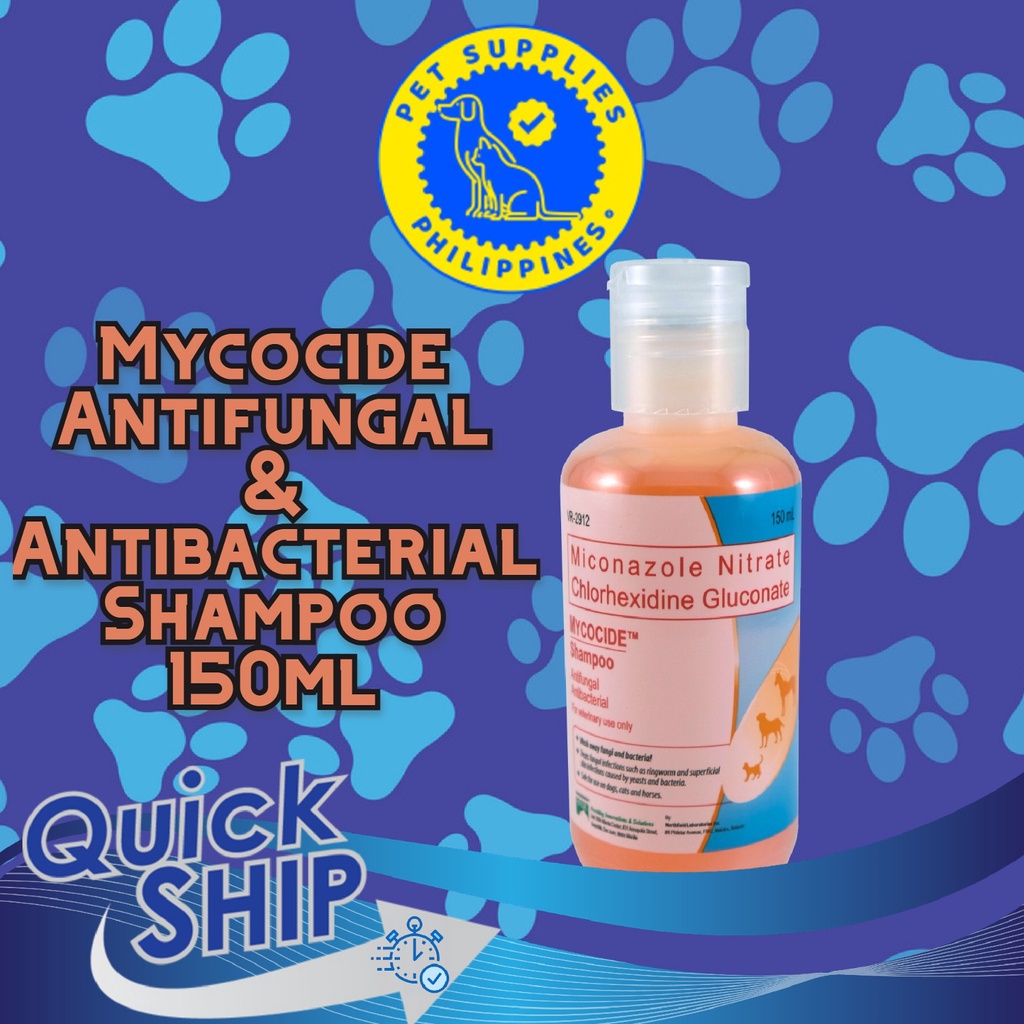 Mycocide Antifungal & Antibacterial Shampoo 150ml Set of 2 | Shopee ...