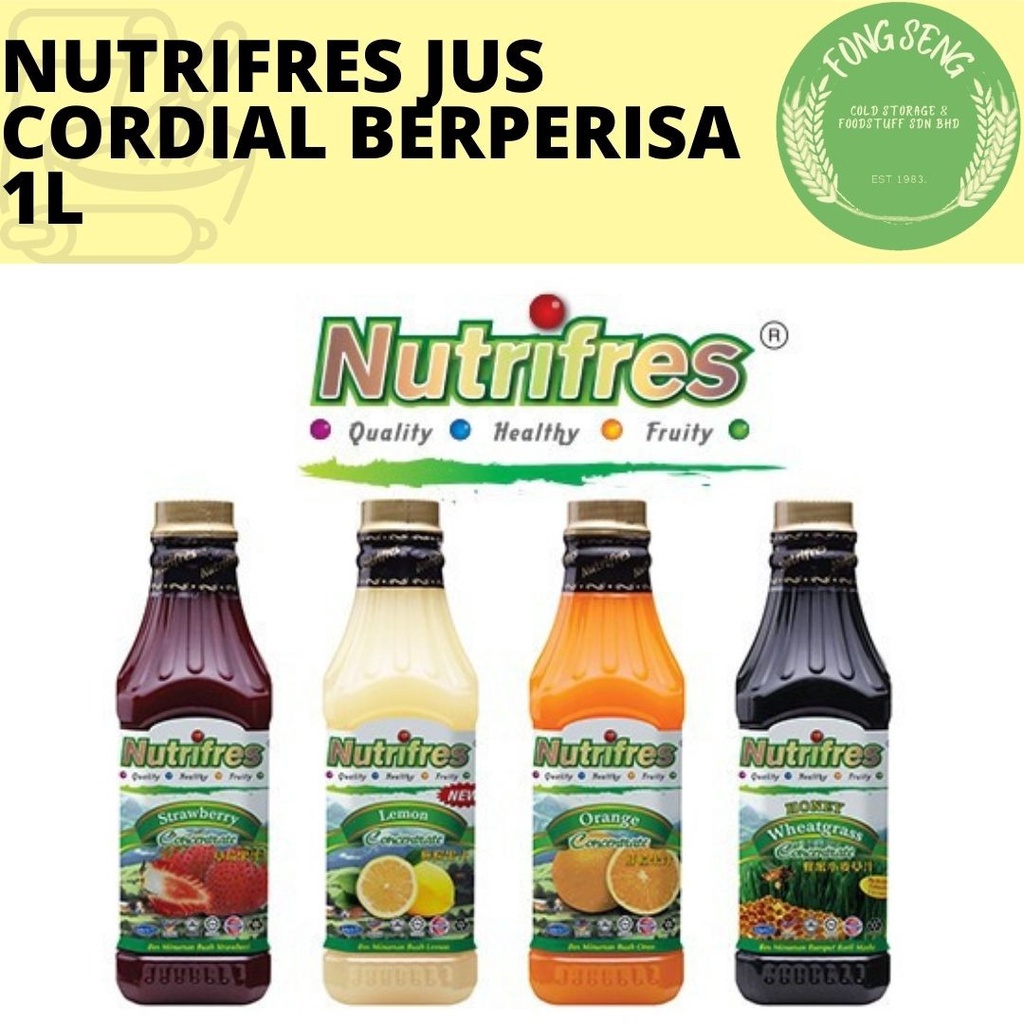 NUTRIFRES Fruit Juice Concentrate 1L -Assorted Flavour | Shopee Malaysia