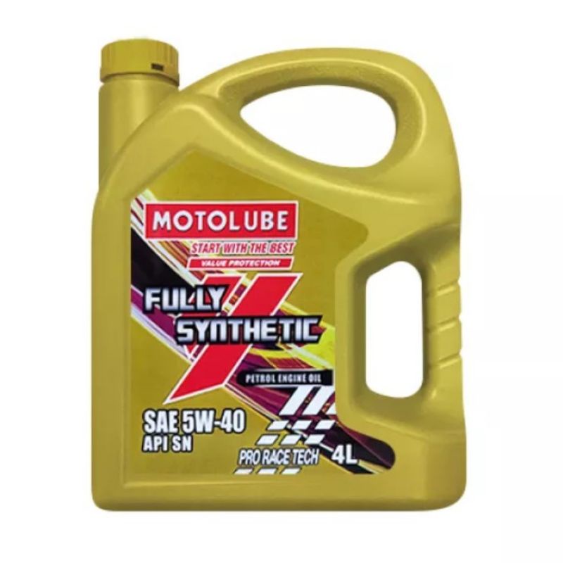 Motolube 5w40 Fully Engine Oil 4L | Shopee Malaysia