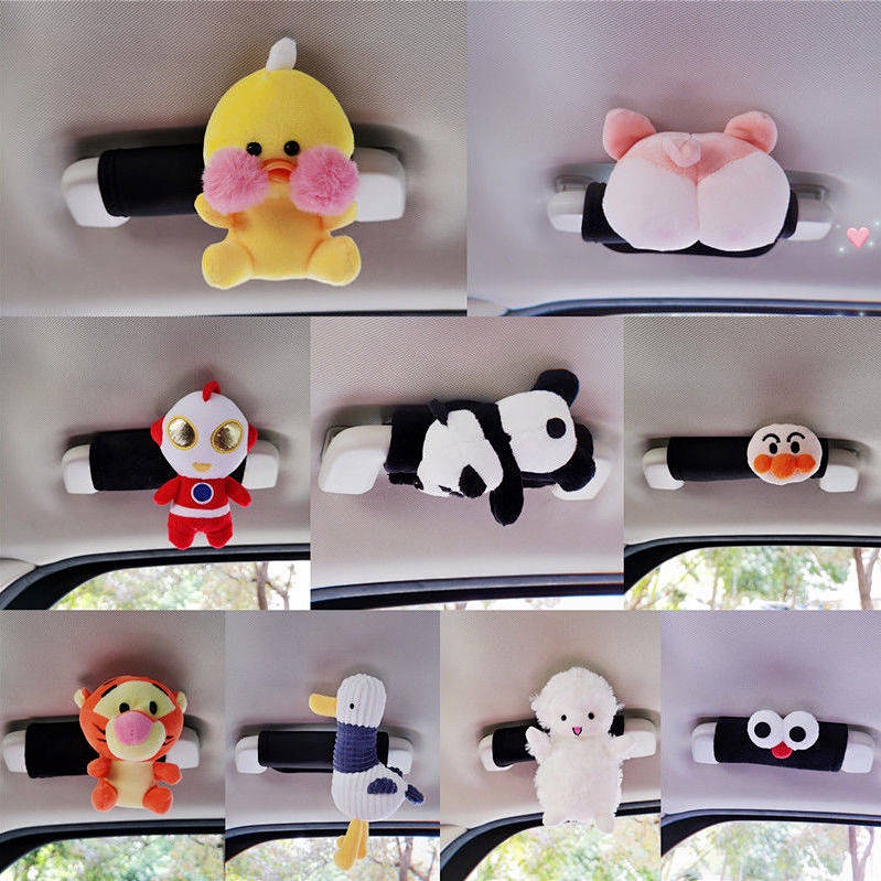 Creative Cute Cartoon Roof Handle Cover Universal Vehicle Handle Car ...