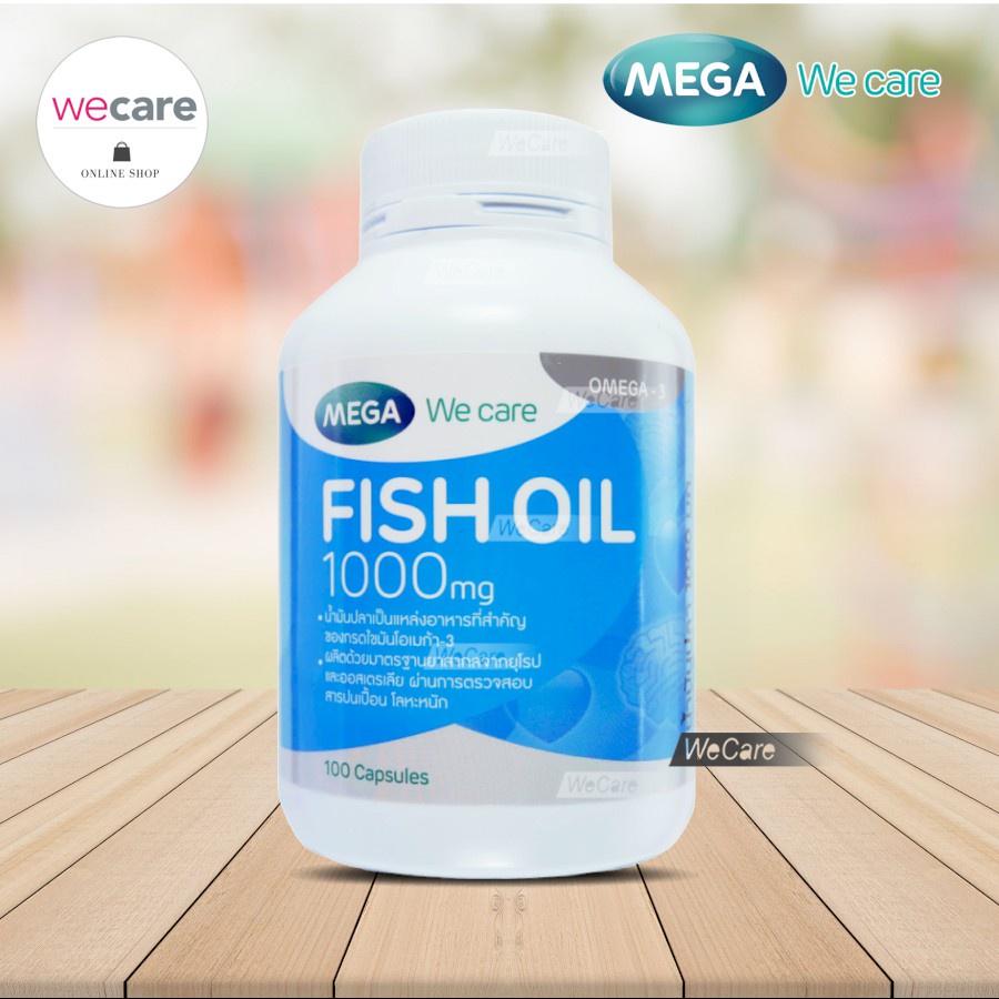 Mega Fish Oil 1000mg (100 Tablets) | Shopee Malaysia