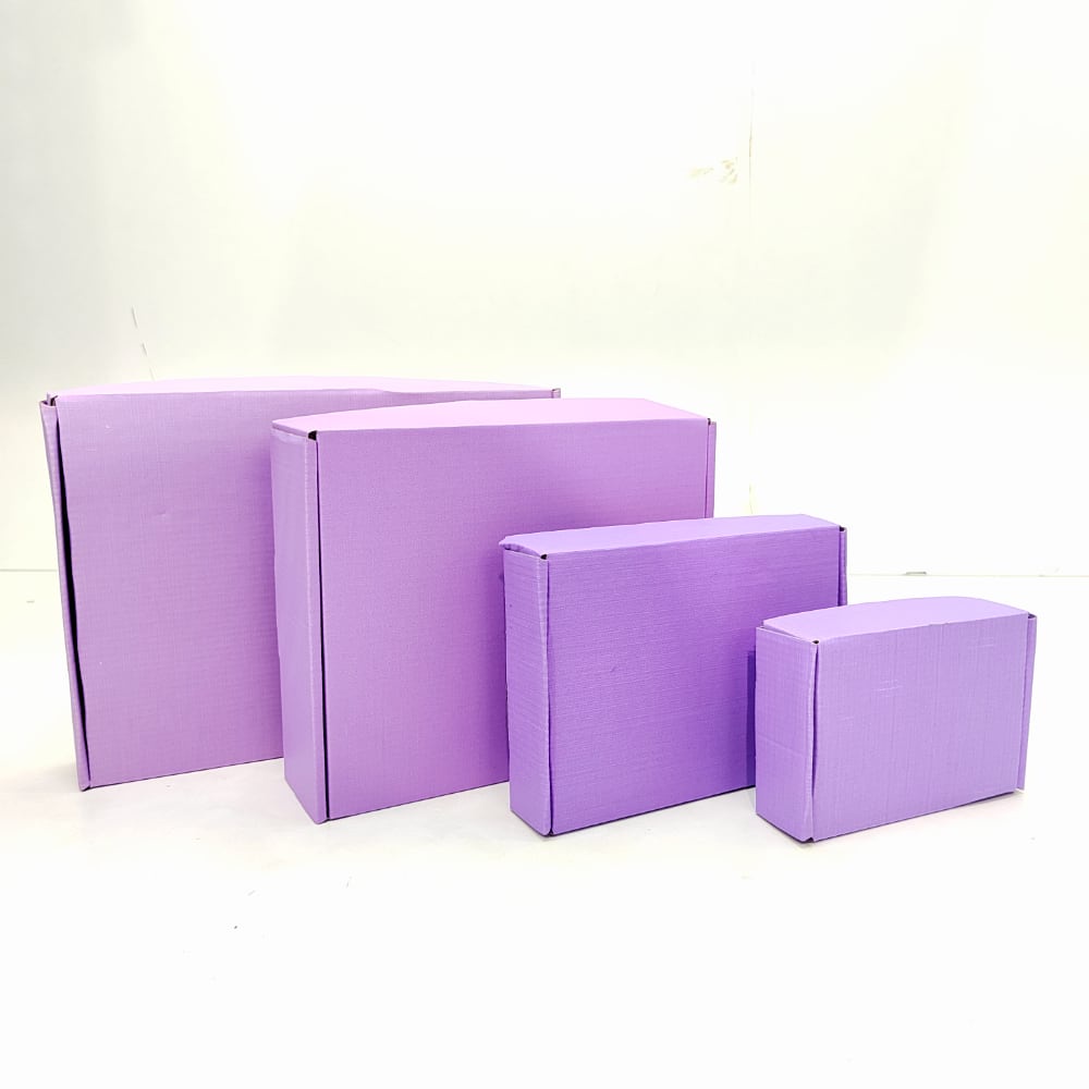 Pastel Color Thick Gift Box / Colored Corrugated Pizza Box / Kotak ...