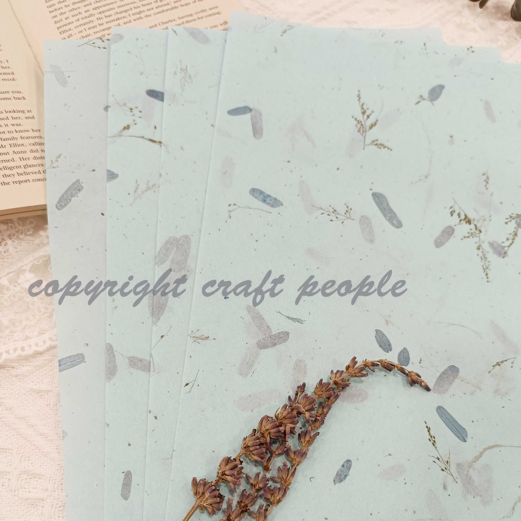 TH Handmade Paper_Tamarind Leaf Paper A4 (35gsm) 进口手工花瓣纸_罗子望希 (薄款 ...