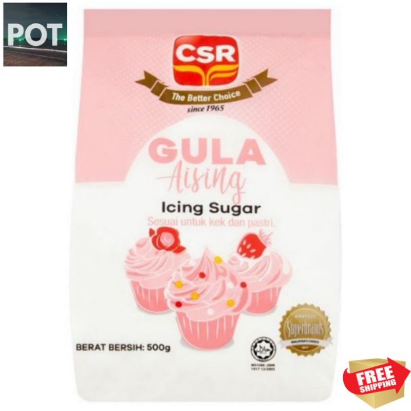 Csr Icing Sugar / Gula Aising Powder Tepung Premium 500g | Shopee Malaysia