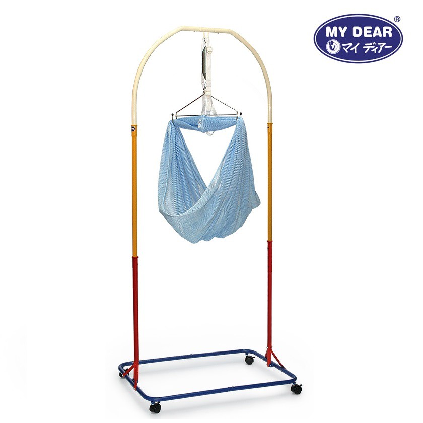 My Dear Baby Epoxy Cradle Stand with Net & Rugby Spring (24006 ...