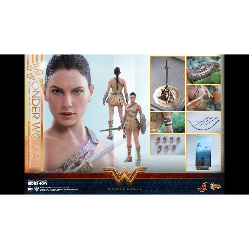 HOT TOYS MMS424 WONDER WOMAN TRAINING ARMOR VERSION 1/6 SCALE | Shopee ...