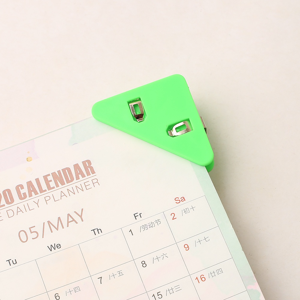 Transparent Triangle Paper Clip Test Paper Clip Cute Memo Clip Binder ...