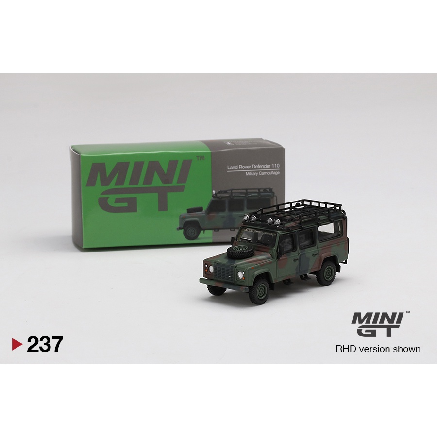 MINI GT Land Rover Defender 110 Military Camouflage Hong Kong Exclusive ...