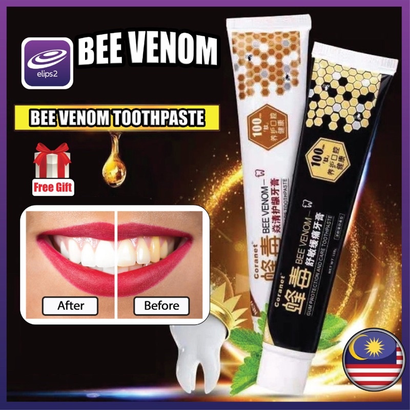 Coranet Bee Venom toothpaste 蜂毒牙膏亮白去黄口臭 清新口气牙膏 Brightening, removing ...
