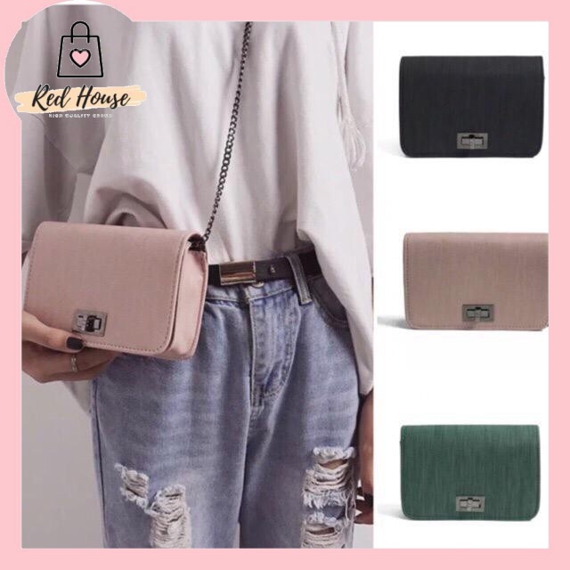 Korean Simple Square Bag Sling Bag Classic Bag | Shopee Malaysia
