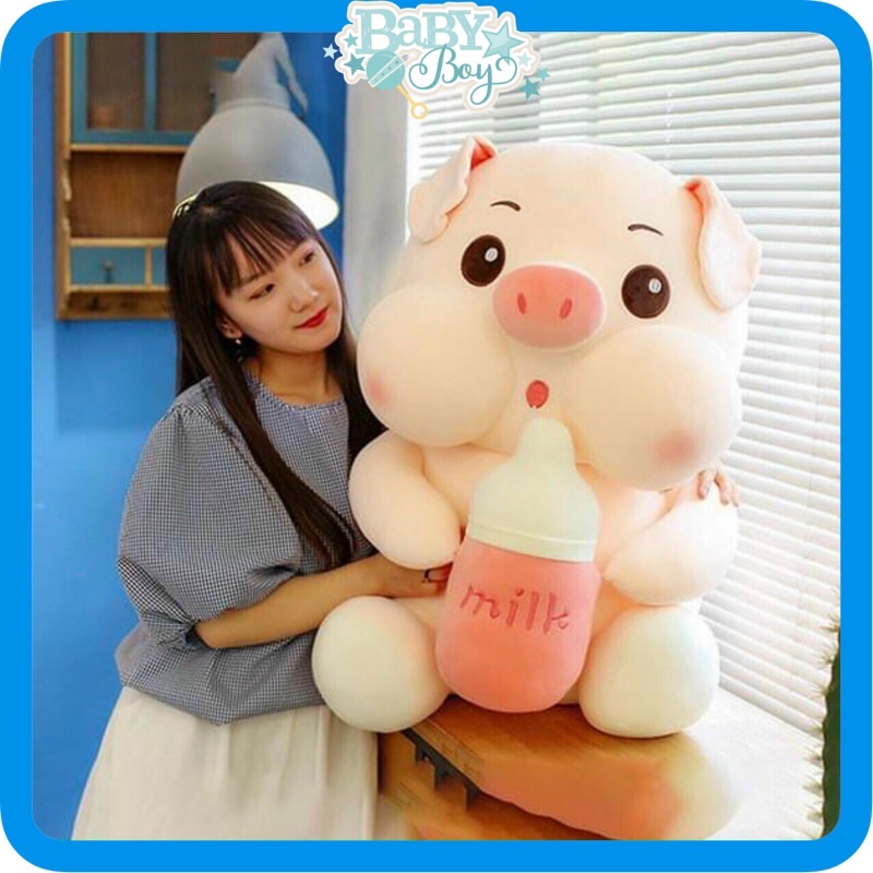 Big Pig Teddy Bear Hugging Bottles, Tigers Hugging Bottles, Stuffed ...