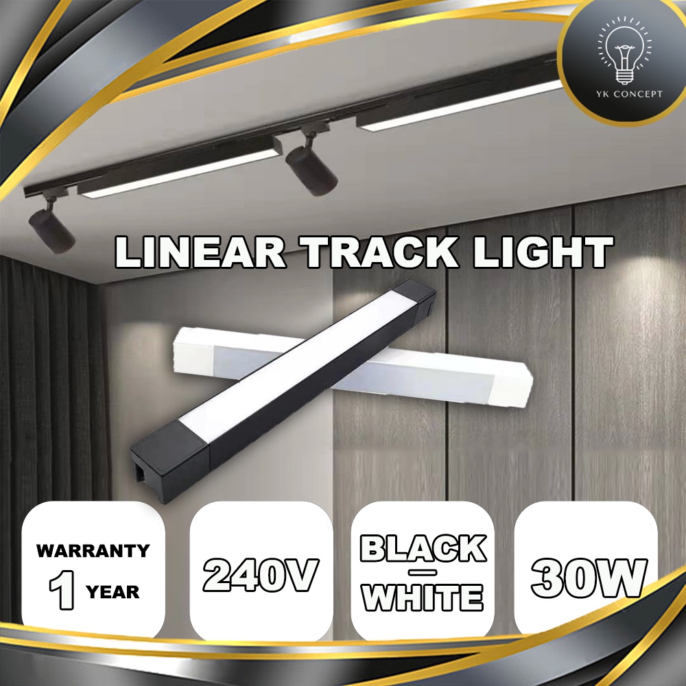 LINEAR Track Light LED 30W / OFFICE LIGHT 240v same Magnetic track ...