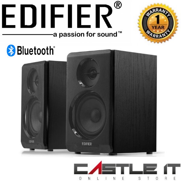 Edifier R33BT 2.0 Bookshelf Speaker with Wireless Bluetooth 5.0 DSP ...