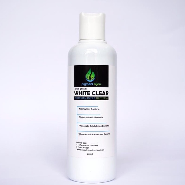 Liquid Bacteria White Clear 250ml - Aquascape Aquarium Liquid Bacteria ...