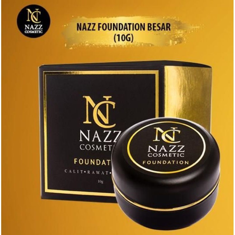 Ori HQ Nazz Cosmetics Foundation Nazz Foundation Full Coverage | Shopee ...