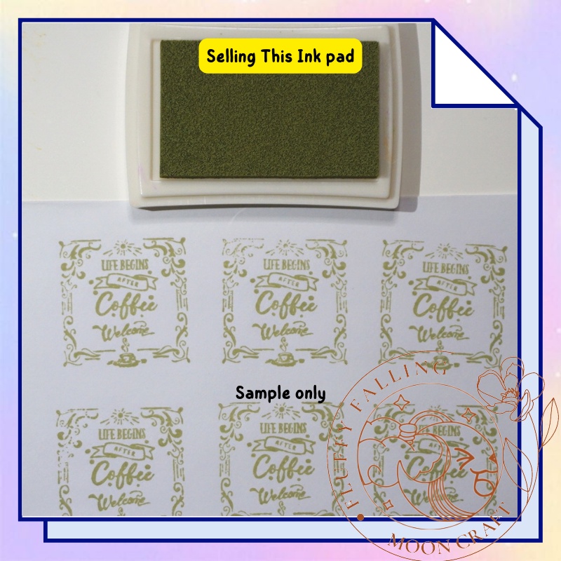 [Buy3Get5%]Fluff's Single Color Ink Pad Stamp Pad Ink Cop Stamp Ink 印泥 ...