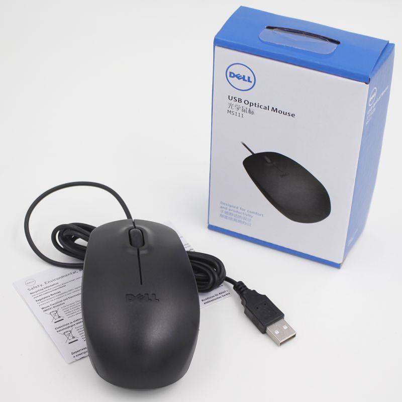DELL MS-111 USB OPTICAL WIRED MOUSE. m170, m331,m330, m185, B170, B175 ...