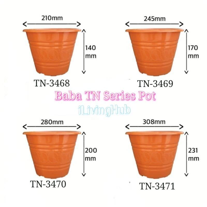 Baba Biodegradable Flower Pot TN-3468, TN-3469, TN-3470, TN3471 ...