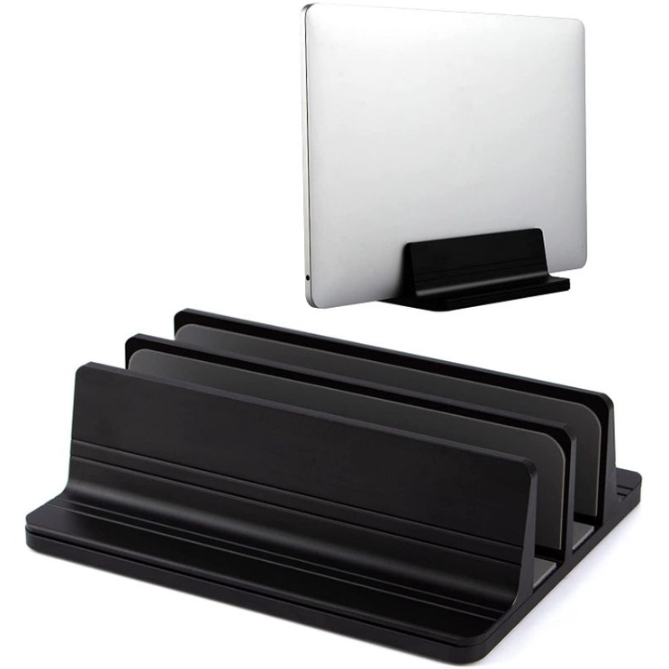 CrossLine Aluminium Vertical Laptop Stand,Laptops Cradle Holder ...