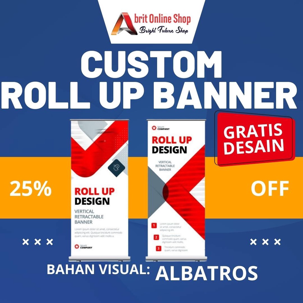 Roll UP BANNER | Roll UP BANNER 60X160 I CUSTOM VISUAL AND FRAME ROLL ...
