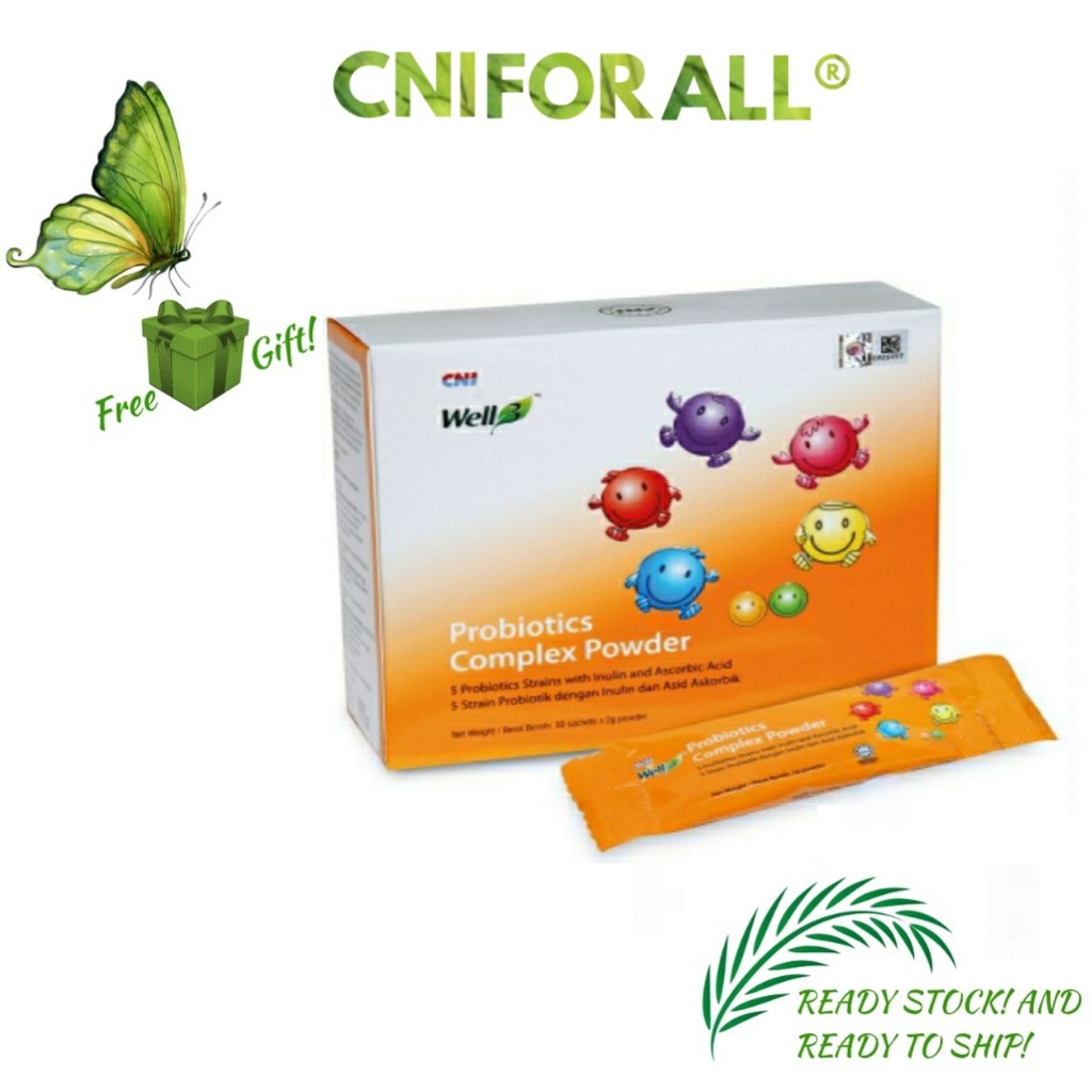CNI Well3 Probiotic Complex Powder (30s x 2g powder) - Good Digestion ...