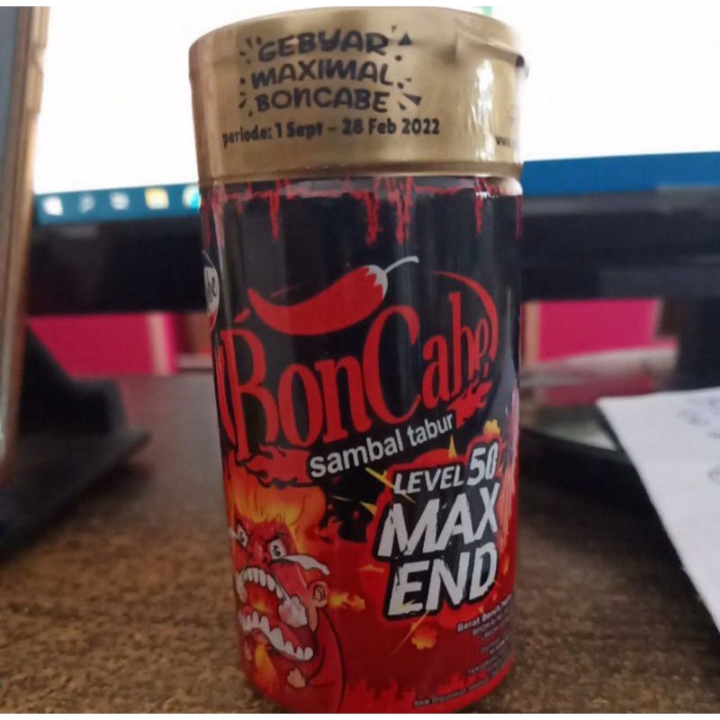 Kobe Boncabe Bon Cabe Level 50 Sambal Tabur Max End | Shopee Malaysia