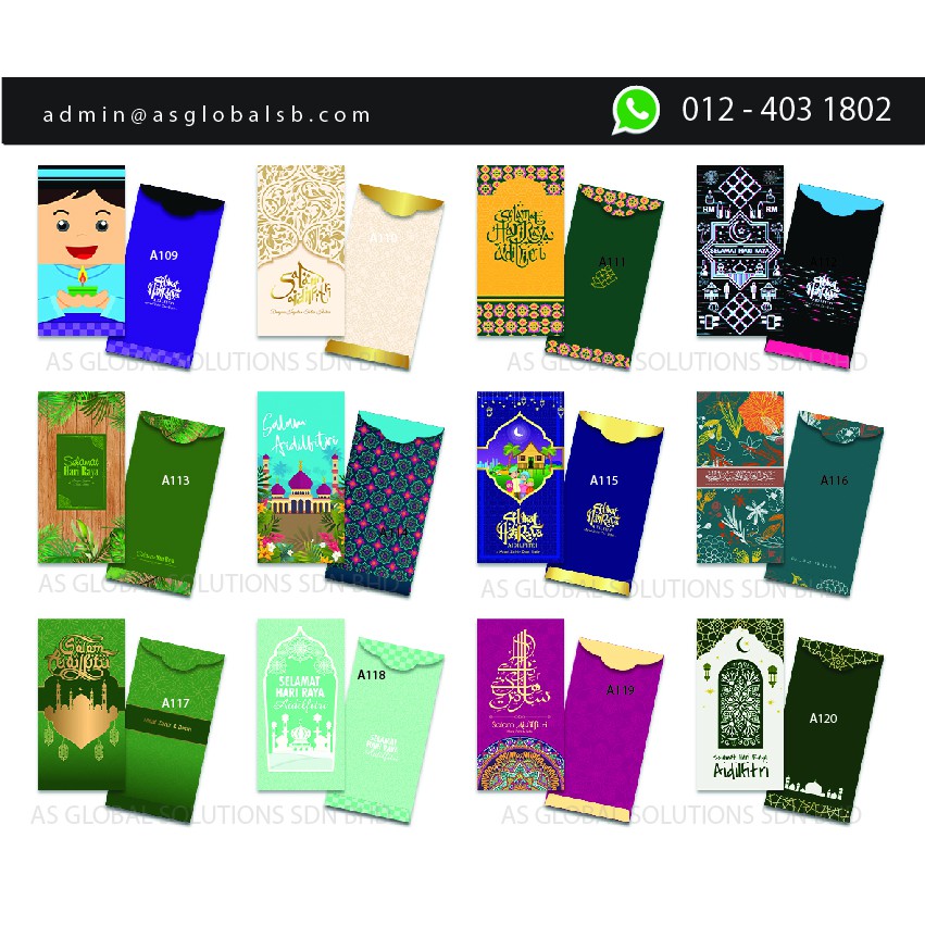 Custom Sampul Duit Raya Money Packet | Shopee Malaysia