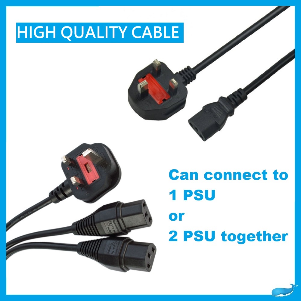 High Quality ATX PSU Power, Single or Y Splitter Dual Connector for ...